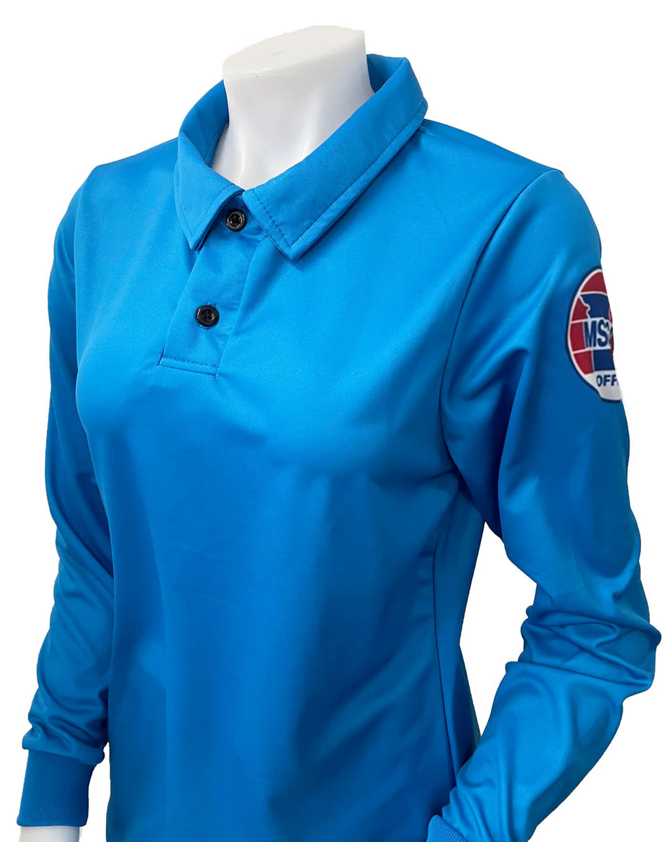 MSHSAA Volleyball Bright Blue Women's Polo – Precision Officials